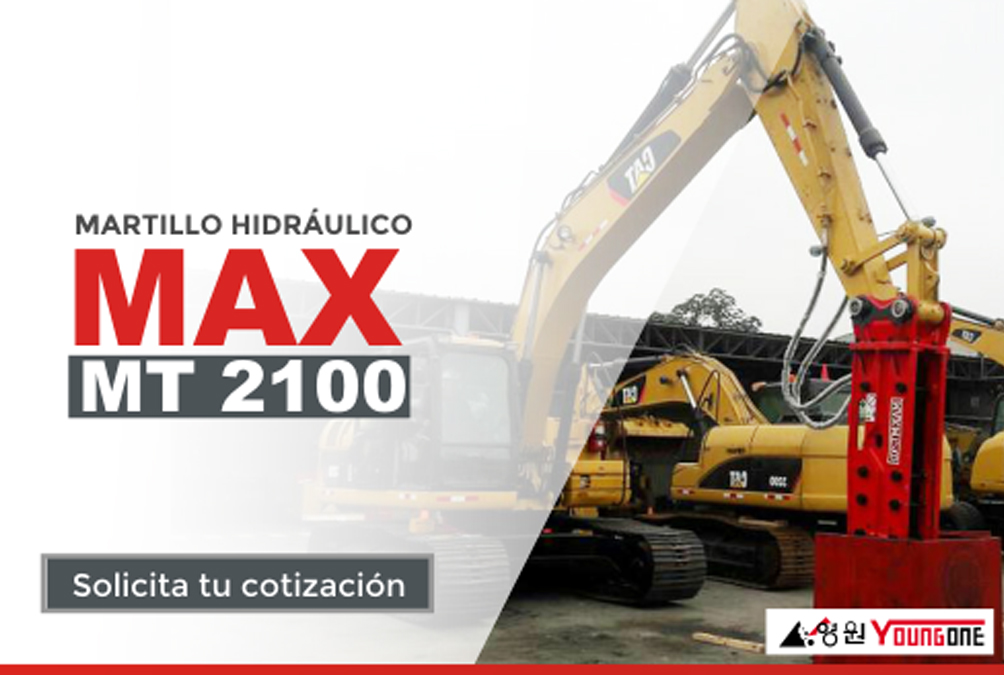 Martillo Hidráulico MAX-MT2100 - Maxmynsac